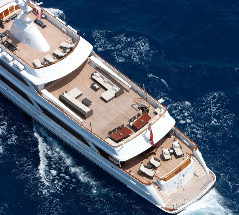 Outstanding 62m Feadship Motor Yacht POSITIVE CARRY underway — Yacht ...